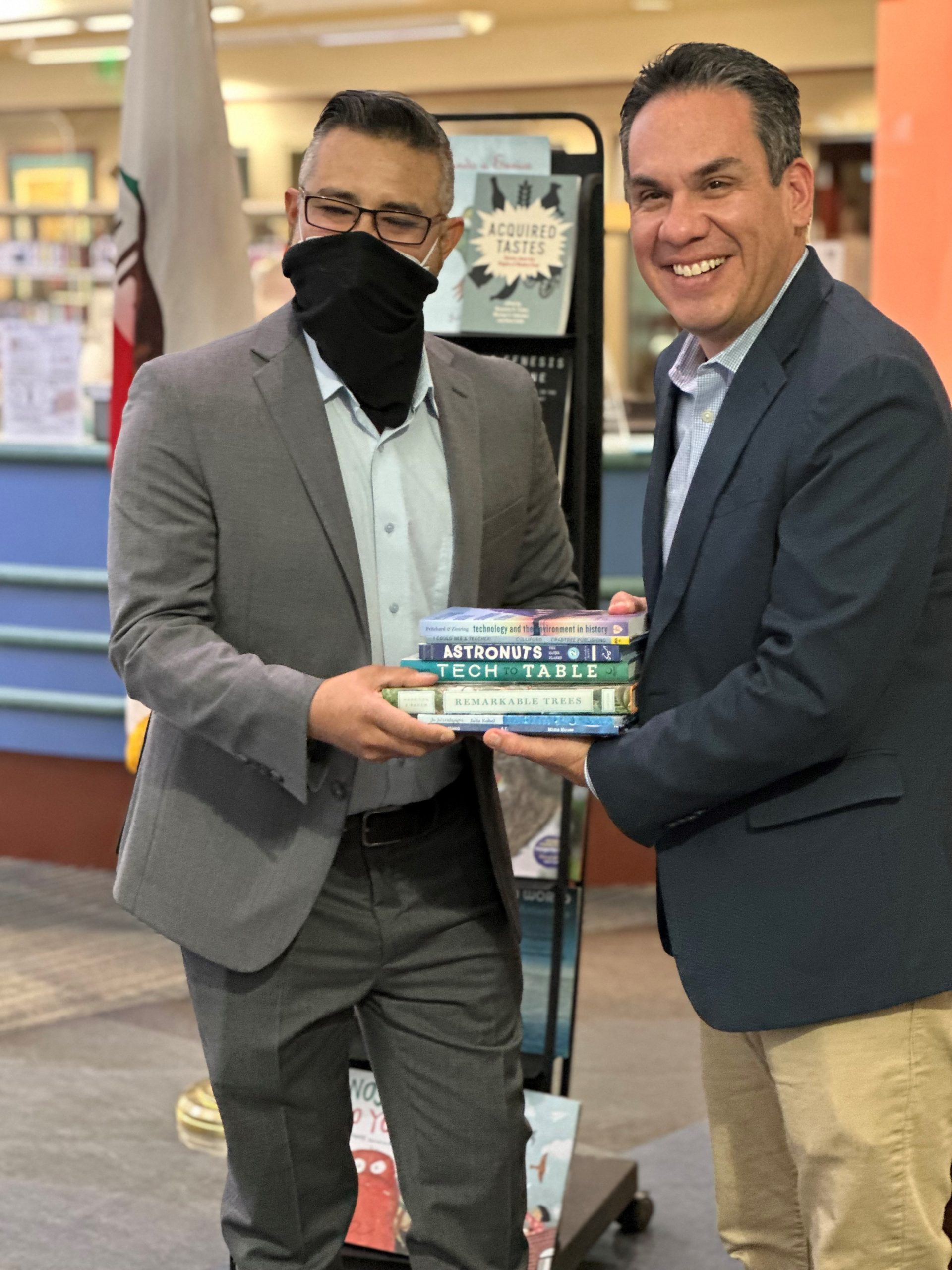 Rep. Aguilar Donates 100 Books from the Library of Congress to the ...